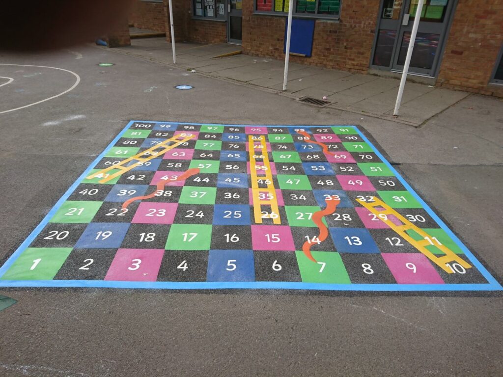 1-100 Solid Snakes & Ladders - Designs & Lines