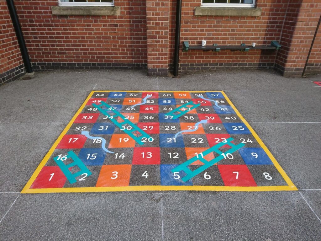1-64 Solid Snakes & Ladders - Designs & Lines