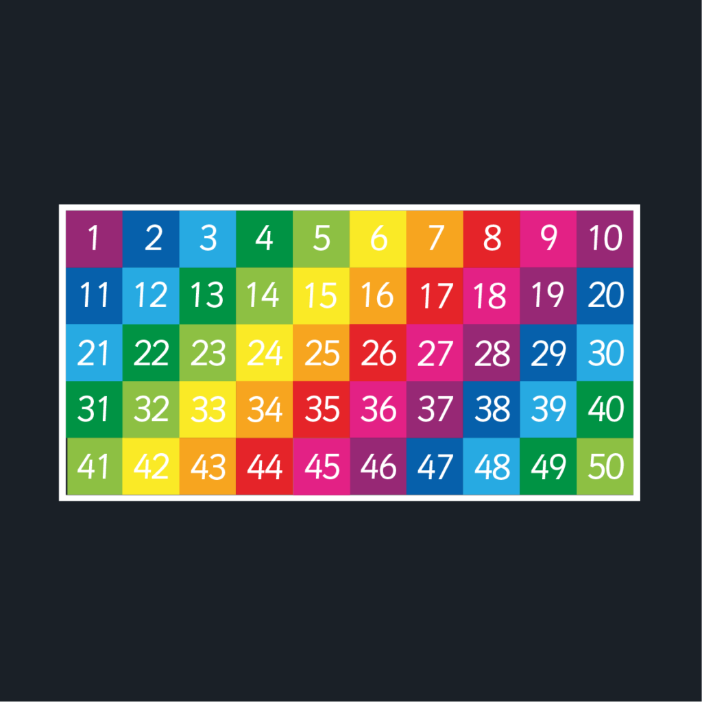 1-100 Solid Snakes & Ladders - Designs & Lines