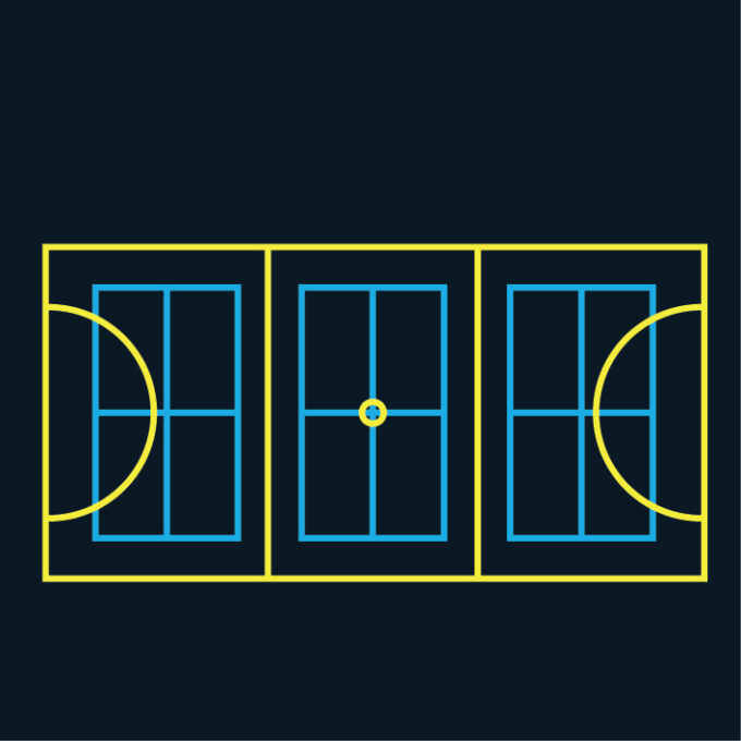 Netball Court Markings | Full Colour Designs & Unbeatable Prices ...