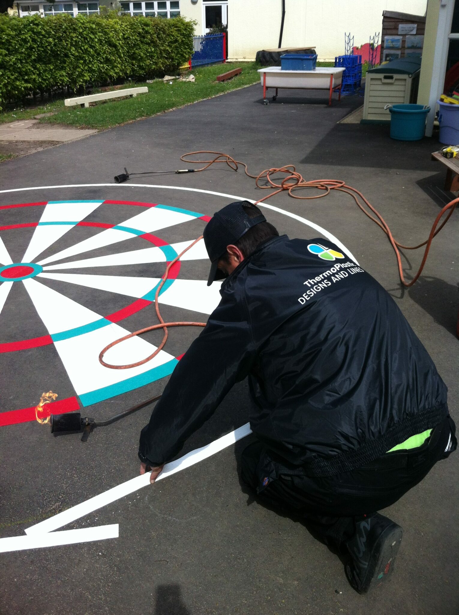 16 Point Compass Playground Marking | Geography Learning