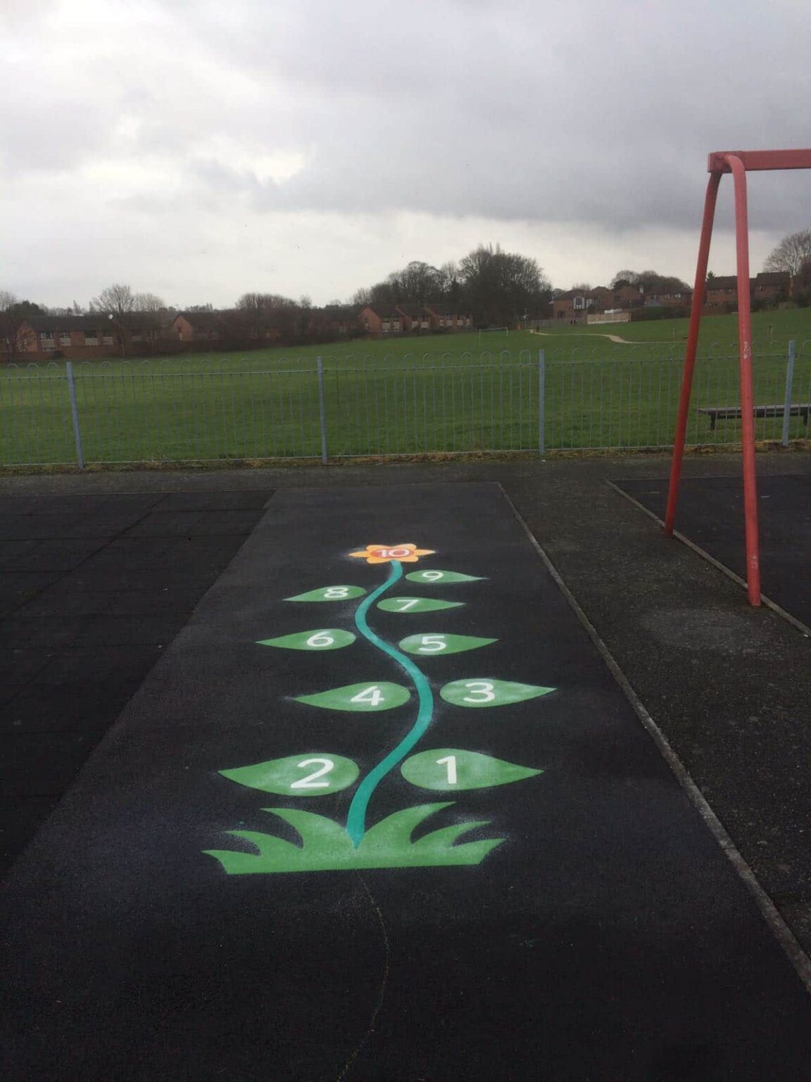 Sunflower Hopscotch Playground Markings | Designs & Lines