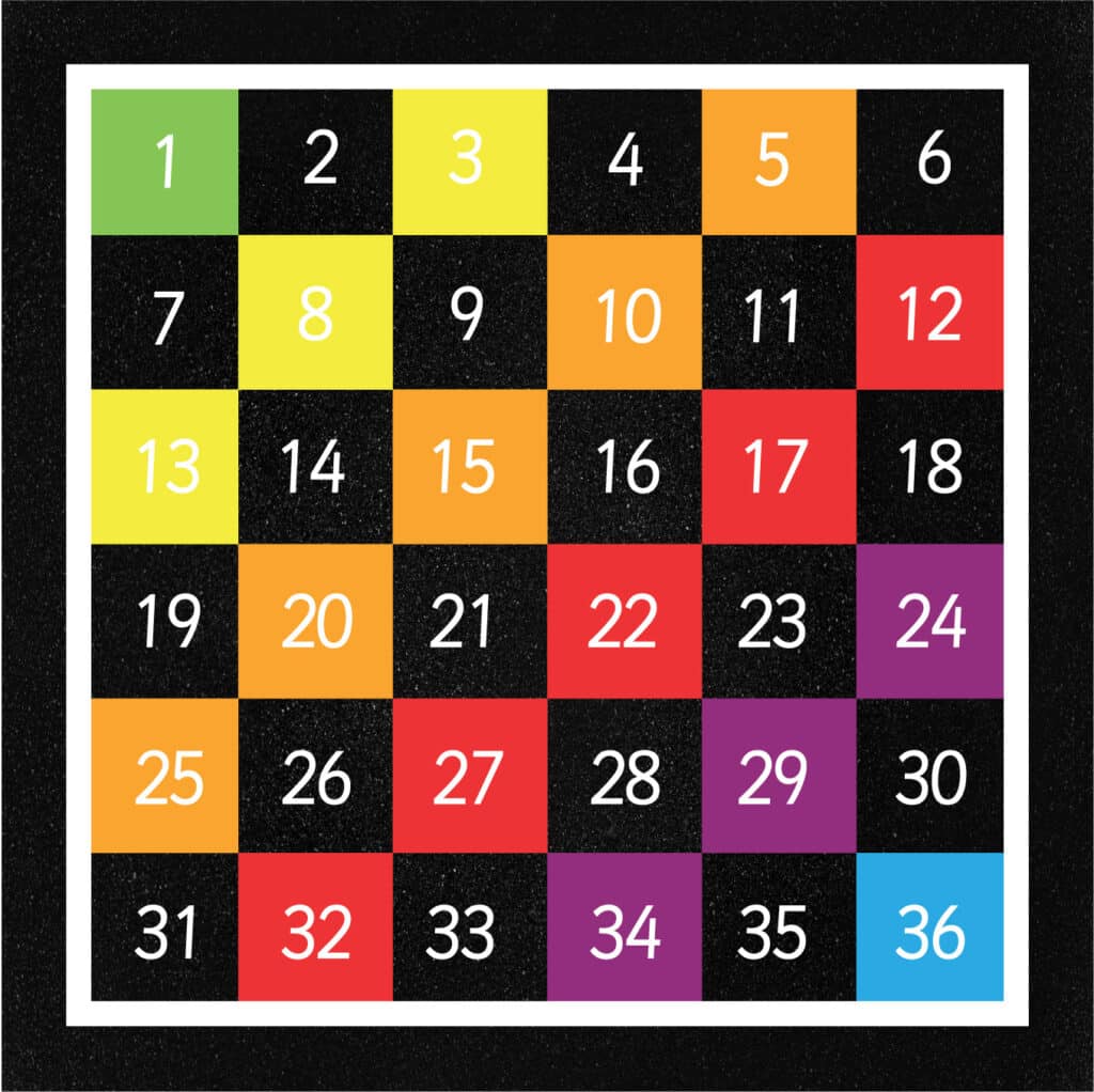 Number Grids, Snakes & Ladders Playground Markings for Schools