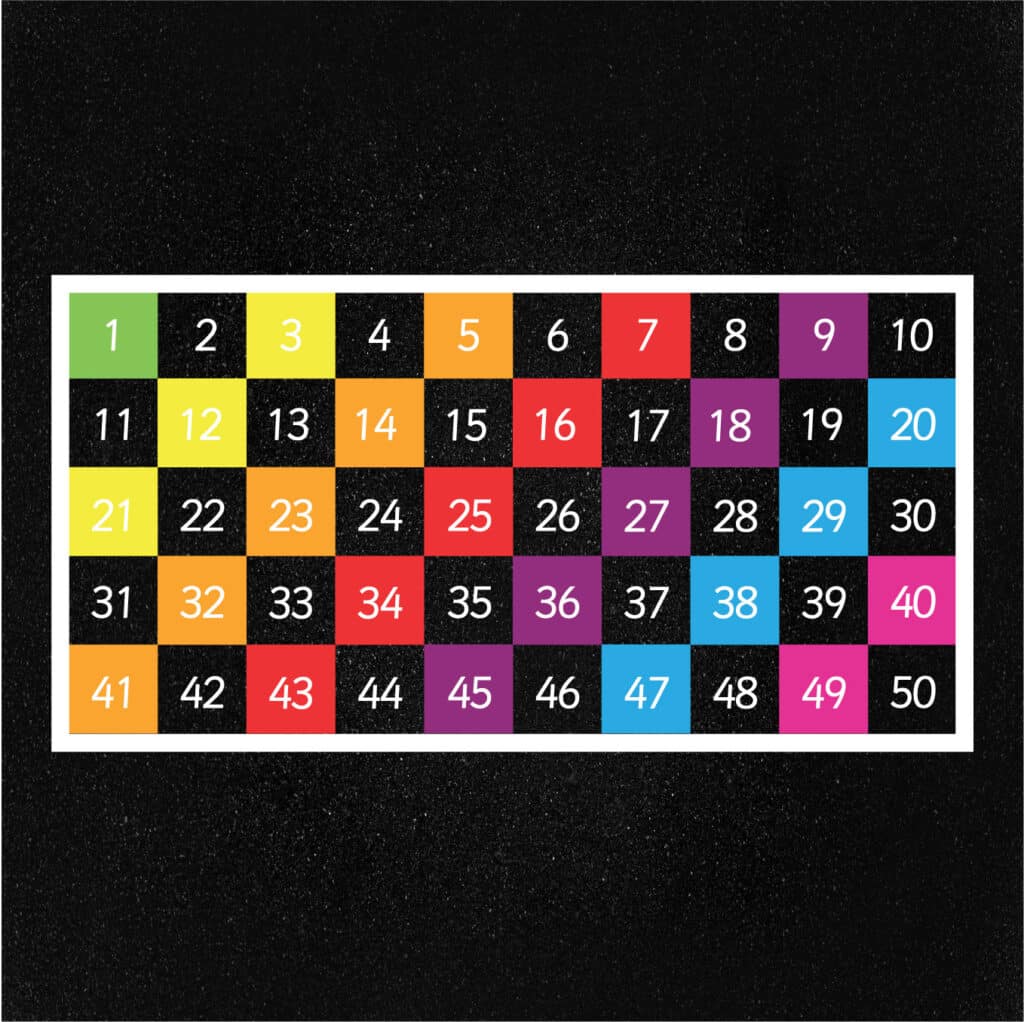 Number Grids, Snakes & Ladders Playground Markings for Schools