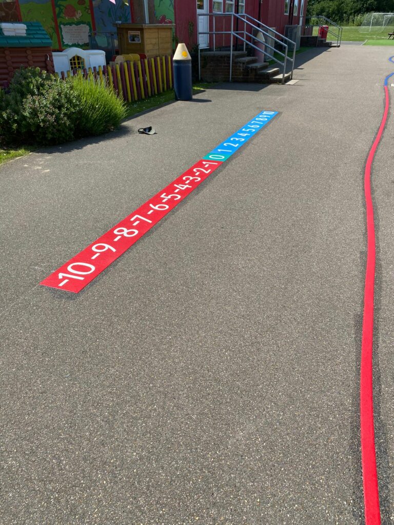 0-20 Number Line Playground Markings | Designs & Lines