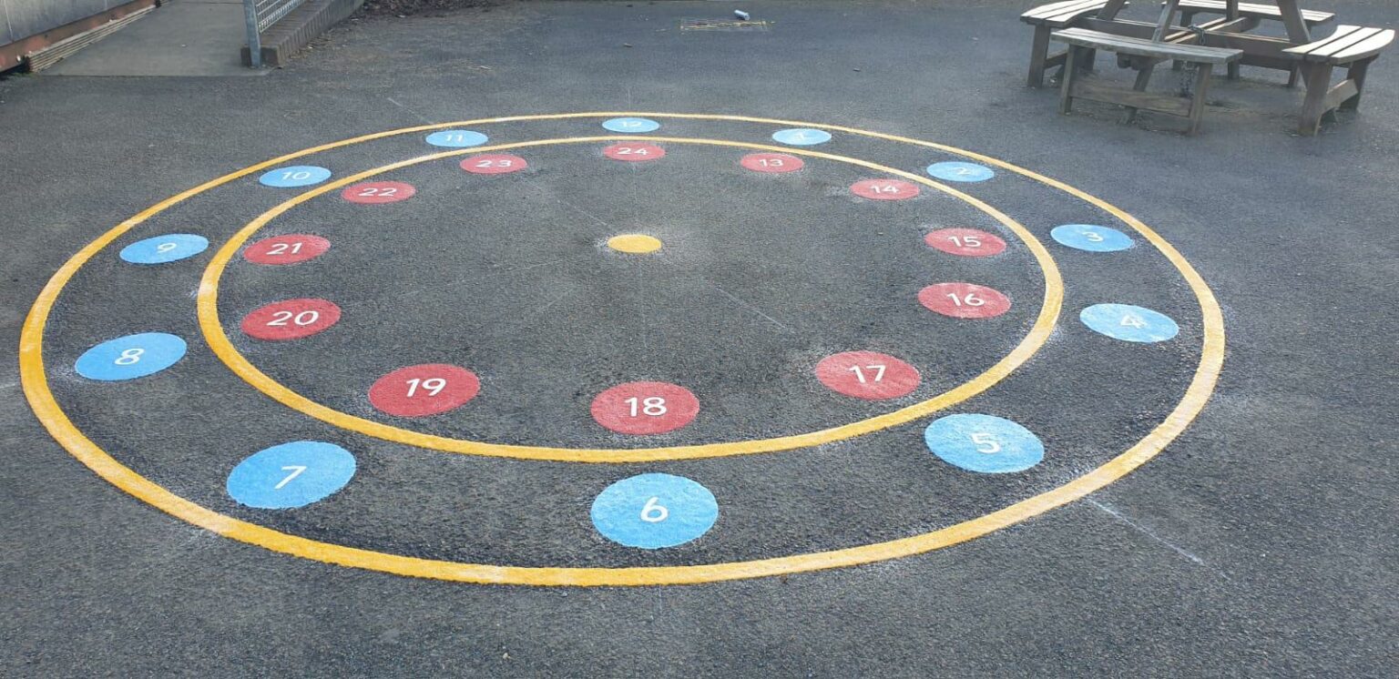 24-Hour Clock Playground Marking | Learn To Tell The Time