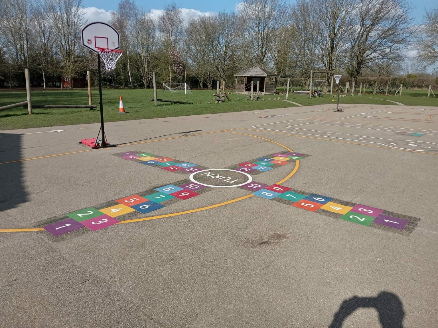4 Way Hopscotch Playground Markings | Designs & Lines