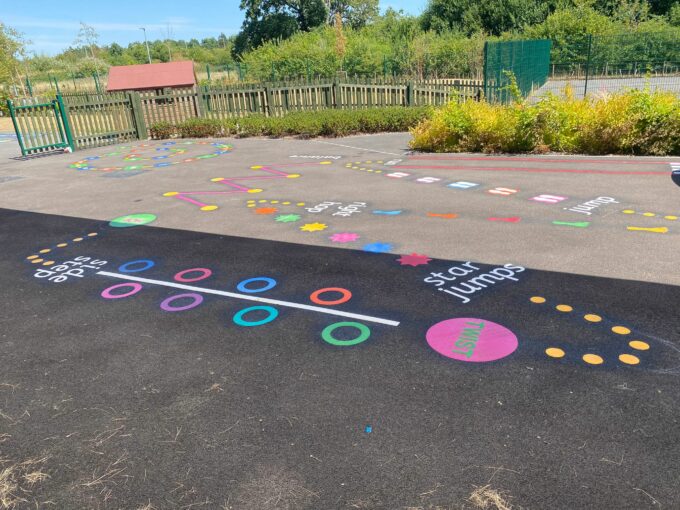 The Adventure Trail Playground Markings | Designs & Lines