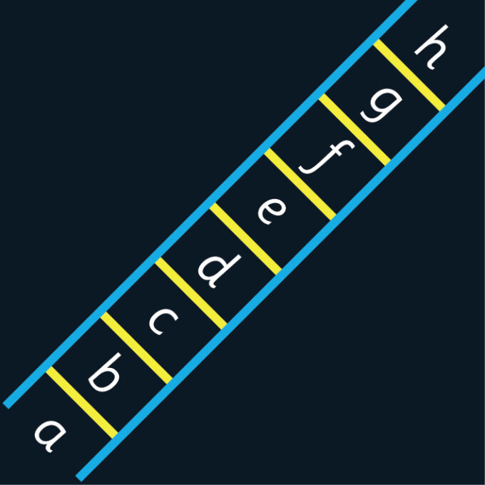 Alphabet Ladder - Designs & Lines