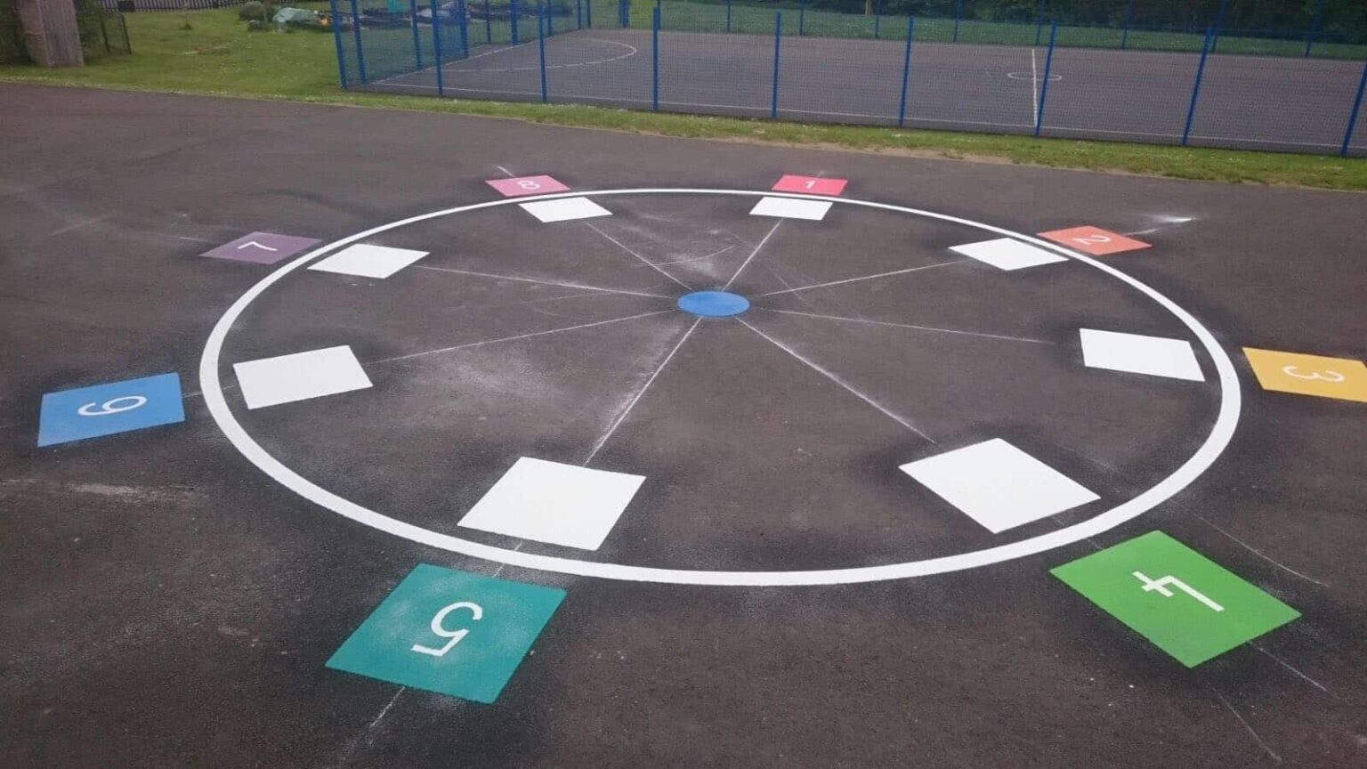 Circuit Training Playground Markings | Designs & Lines