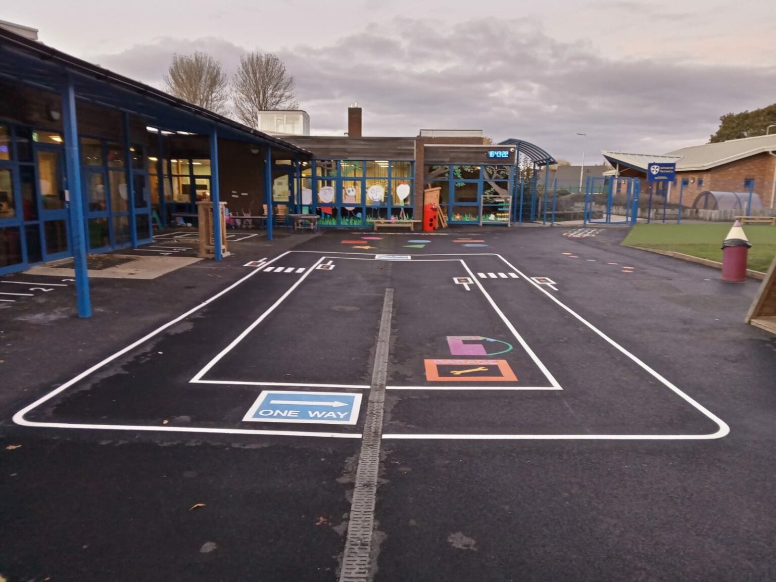 One Way Playground Markings | Designs & Lines