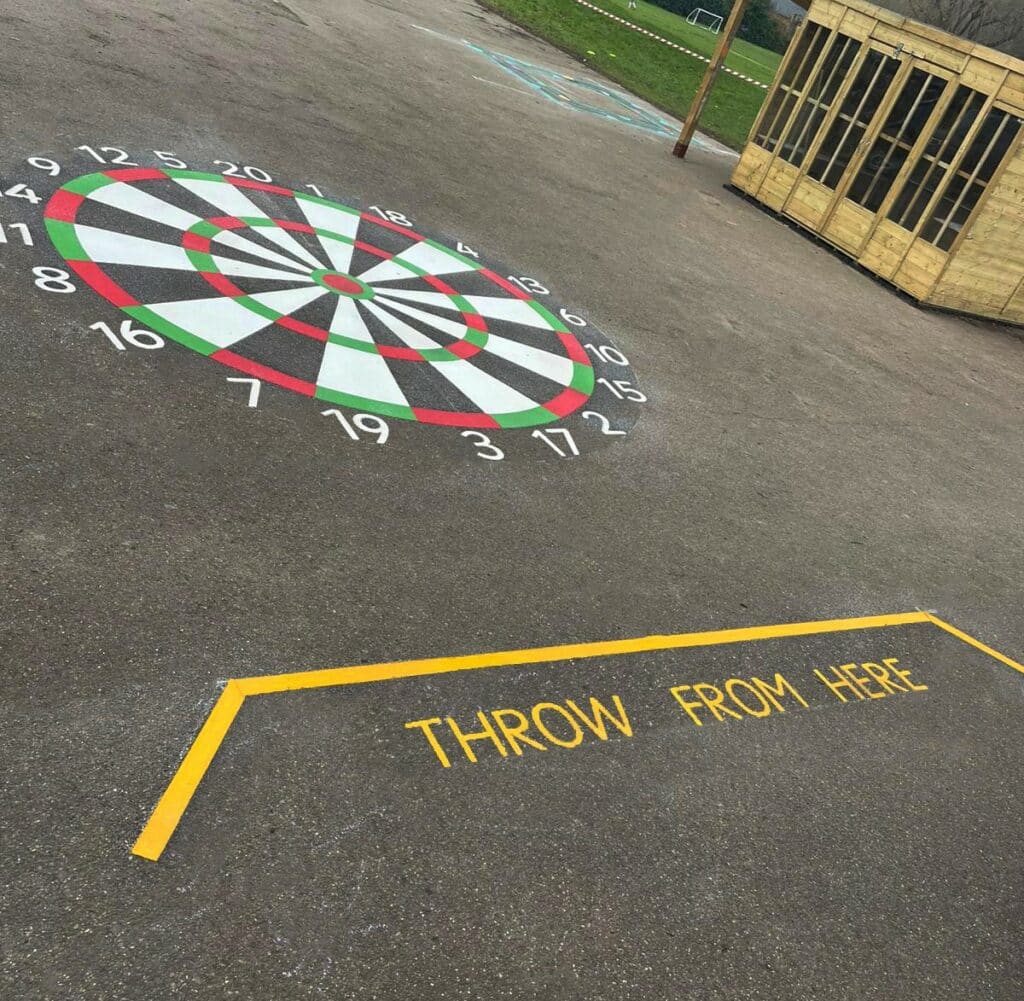 Dartboard Playground Markings | Designs & Lines