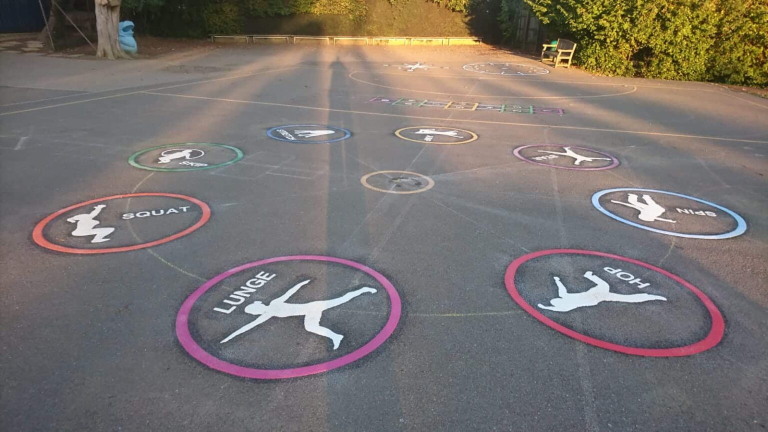Fitness Circle Playground Markings | Designs & Lines