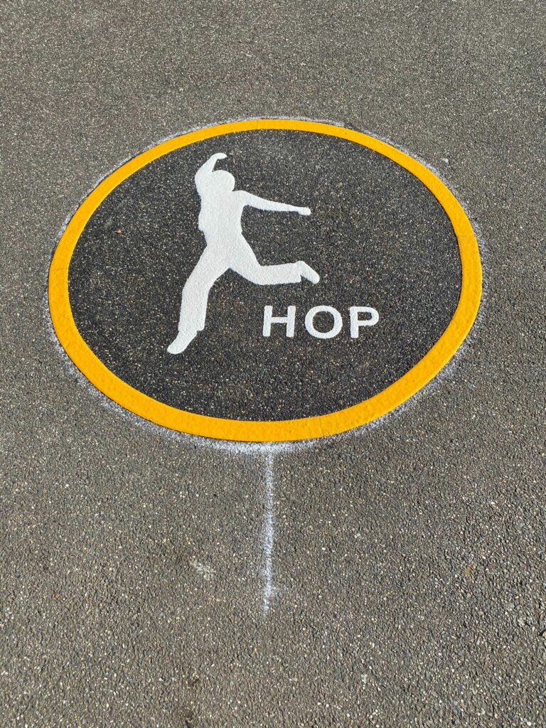 Fitness Spot - Hop Playground Markings | Designs & Lines