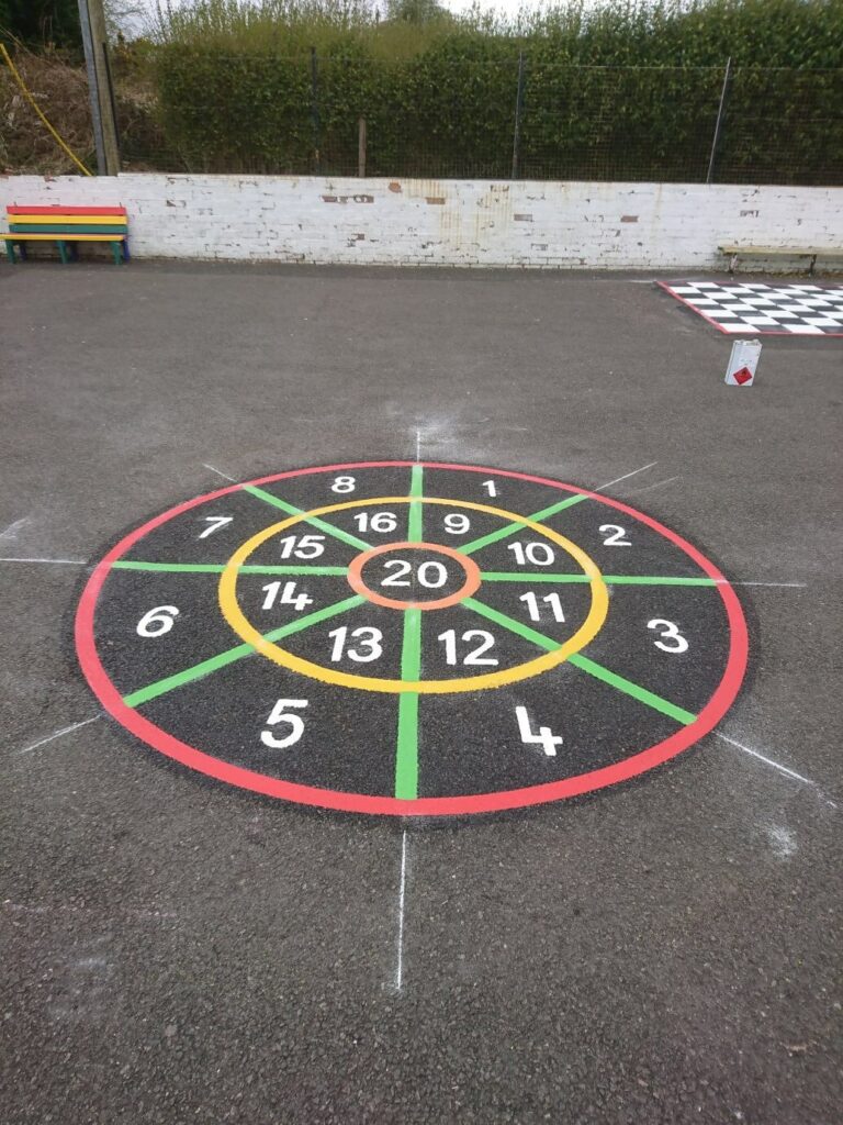 Number Target 20 Playground Markings | Designs & Lines