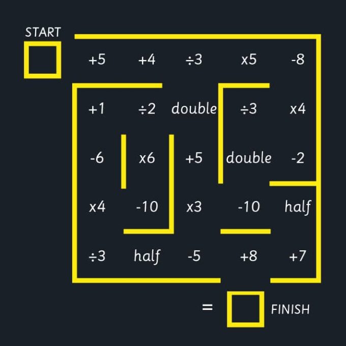 Rectangular Maze - Designs & Lines