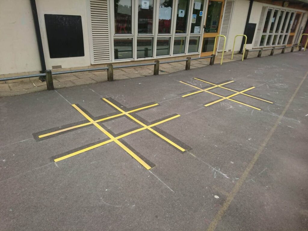 Noughts & Crosses Playground Markings | Designs & Lines