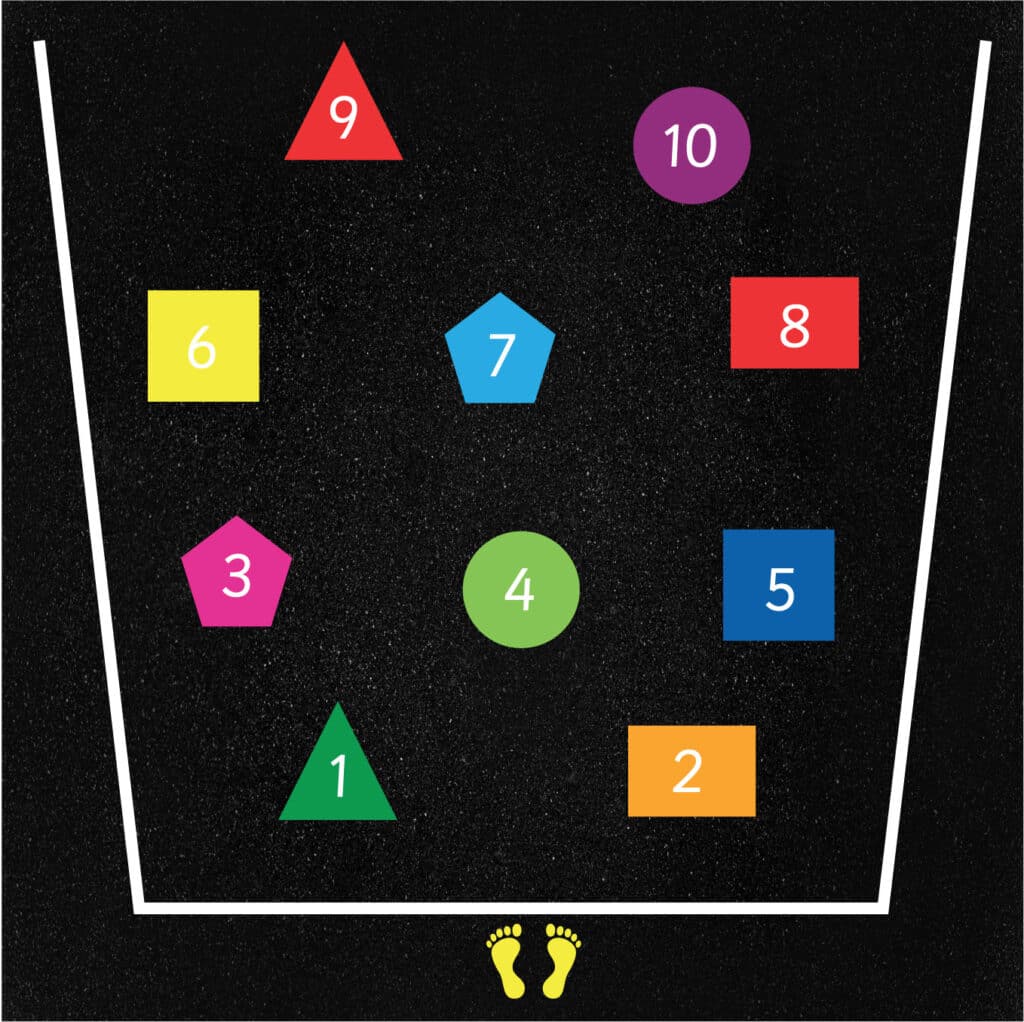 Number Throw Playground Markings | Designs & Lines