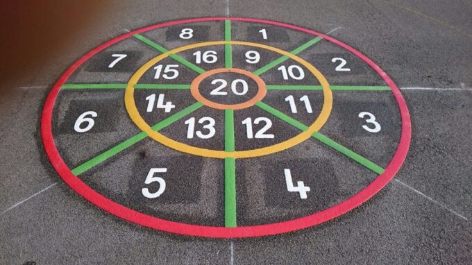 Number Target 20 Playground Markings | Designs & Lines