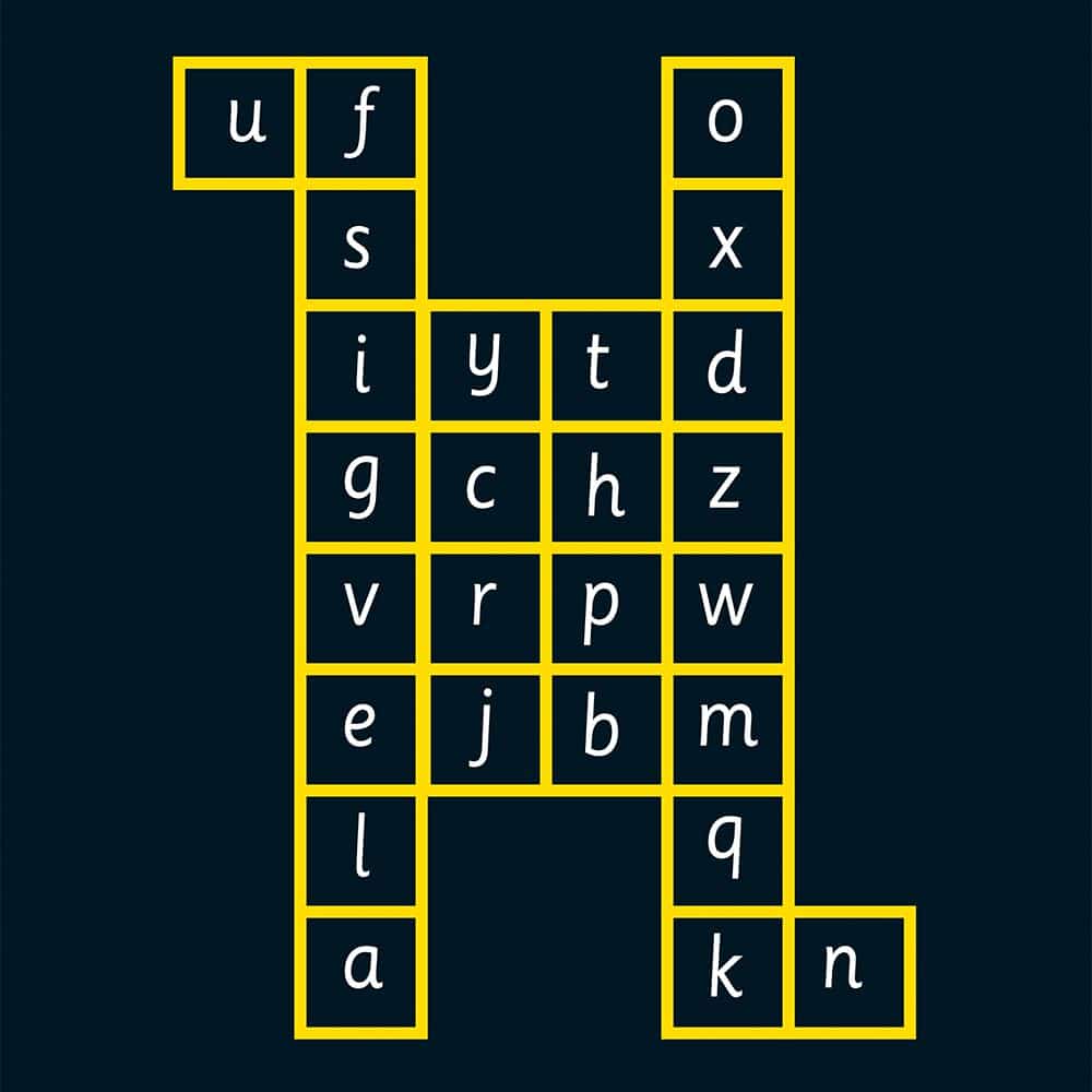 Outline Letter Jump - Designs & Lines