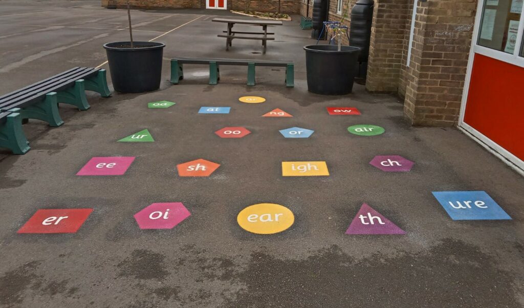 Phonics Shapes Playground Markings | Designs & Lines
