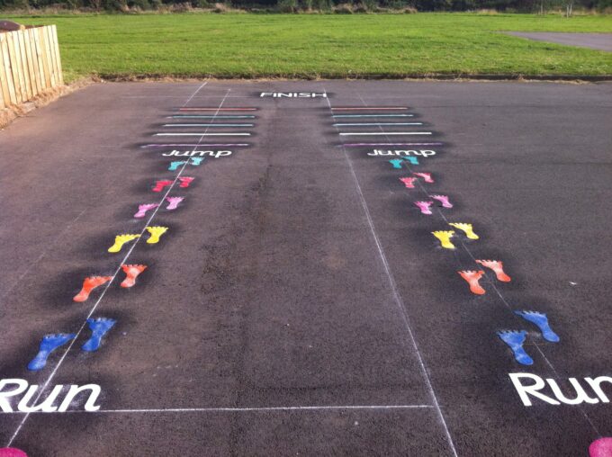 Race Line Playground Markings | Designs & Lines