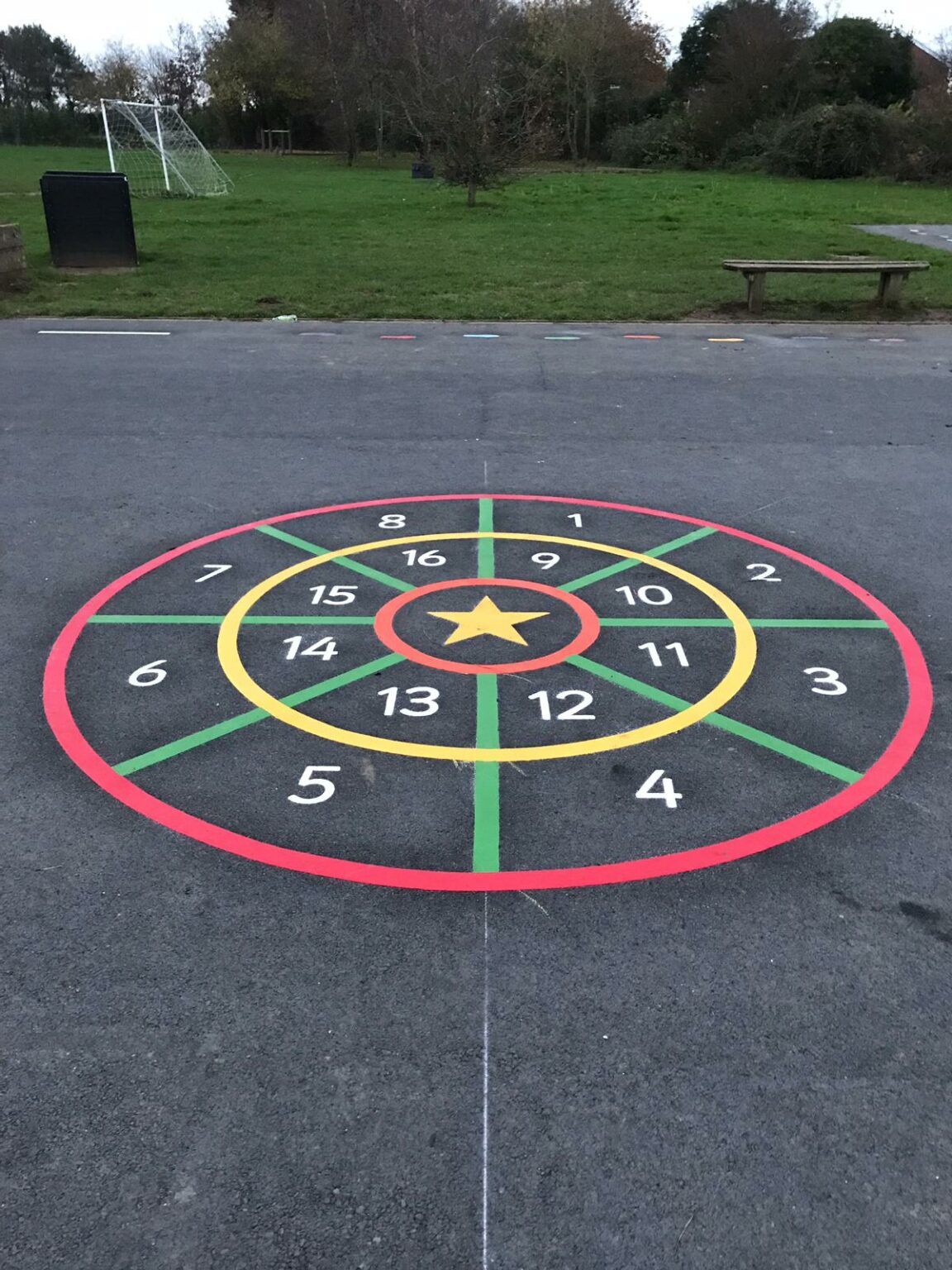 Star Target Playground Markings | Designs & Lines