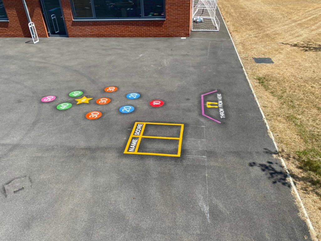 Target Throw Playground Markings | Designs & Lines Target Throw Playground Markings | Designs & Lines