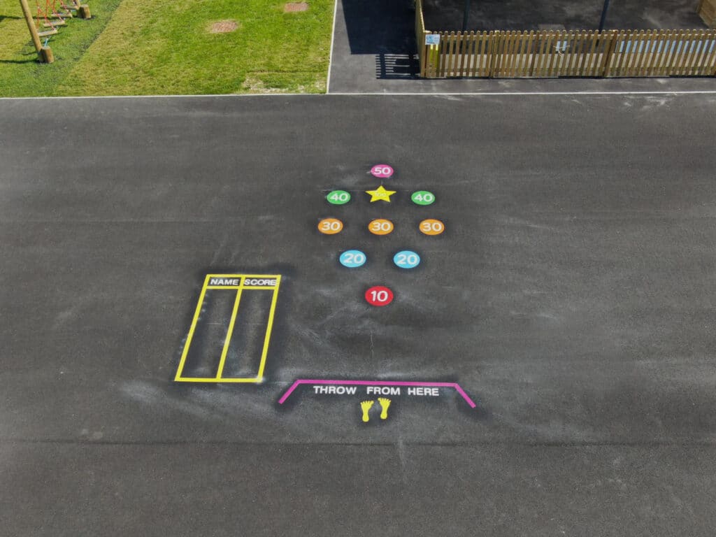 Target Throw Playground Markings | Designs & Lines Target Throw Playground Markings | Designs & Lines