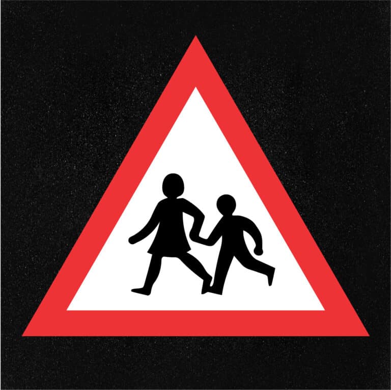 Colourful Roadway Playground Markings for Safety Education