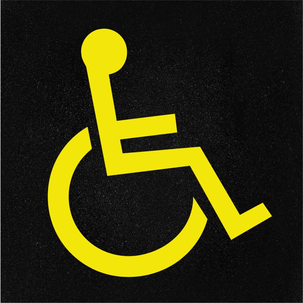 Disabled Sign Playground Markings | Designs & Lines