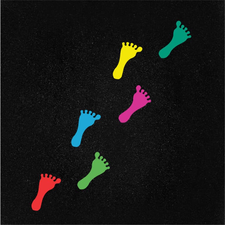 Footprints per pair Playground Markings | Designs & Lines