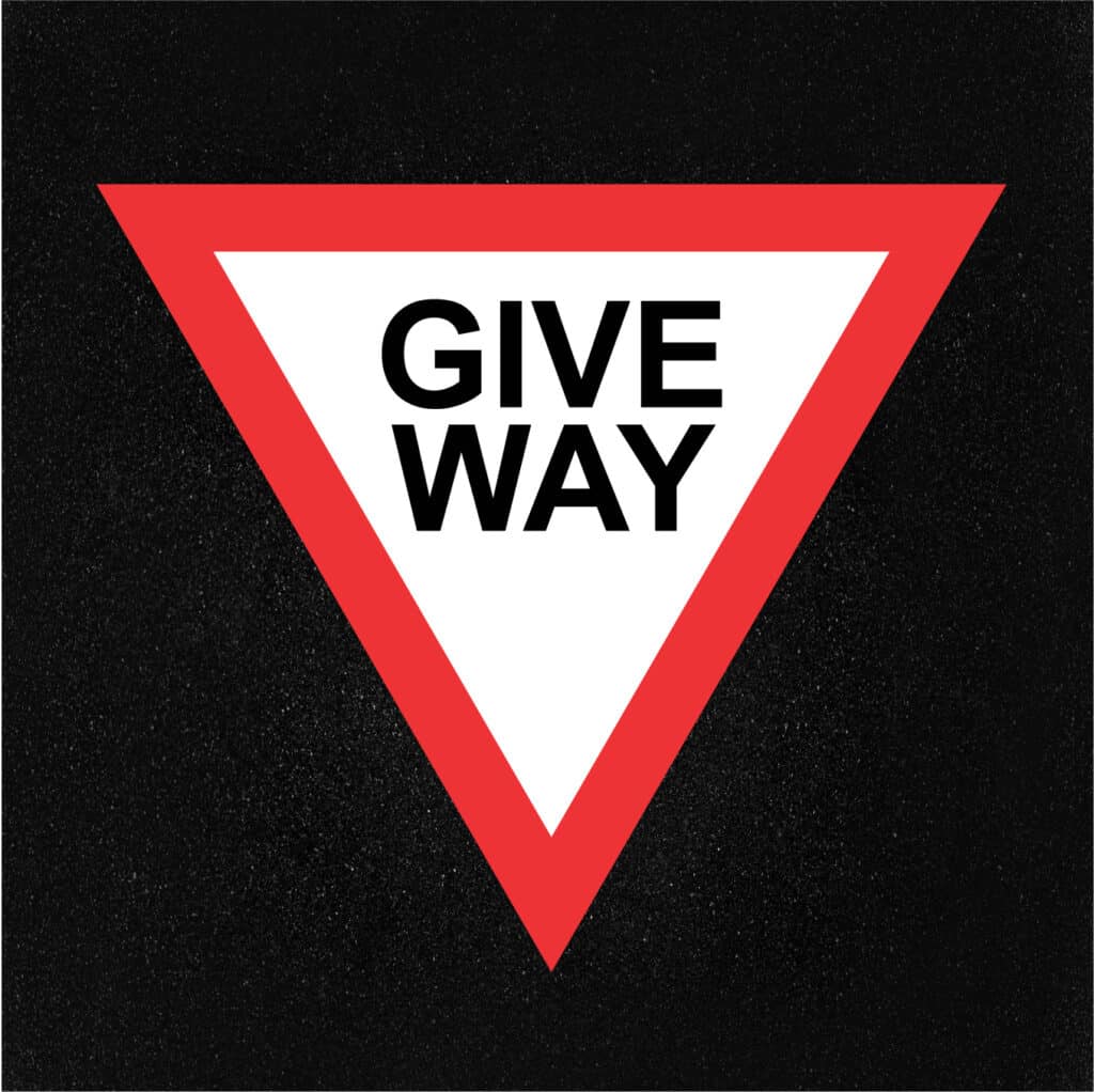 Give Way Sign Playground Markings | Designs & Lines