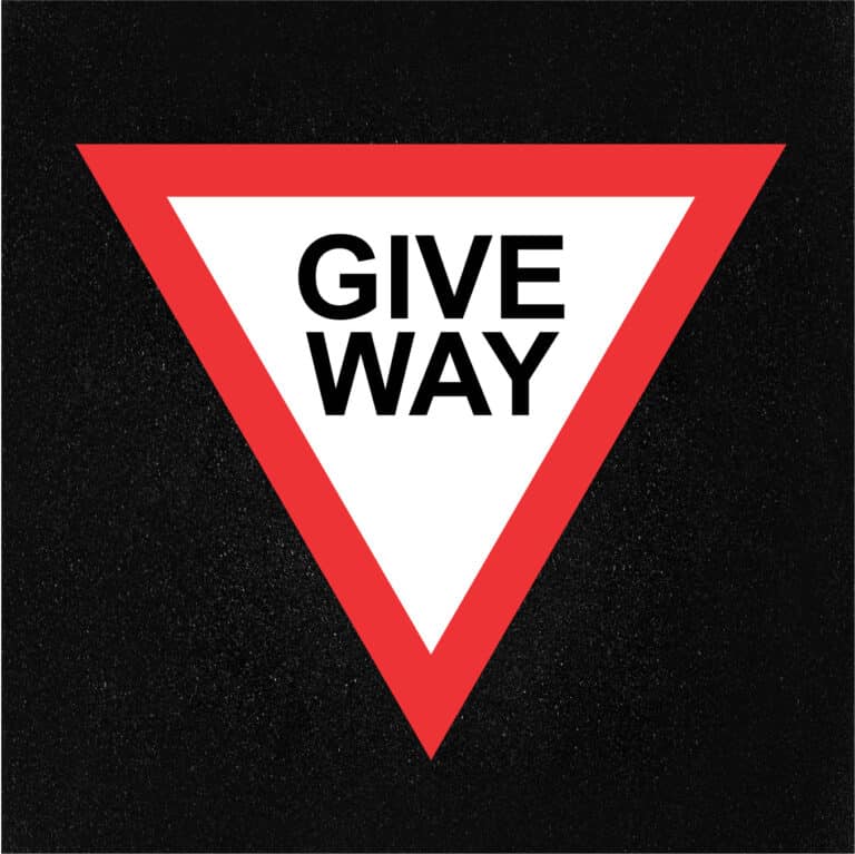 Give Way Sign Playground Markings | Designs & Lines