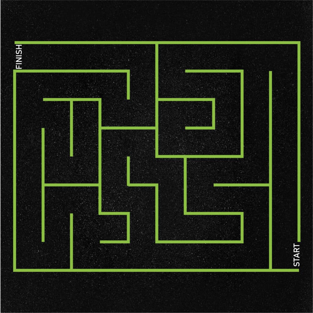 Rectangular Maze Playground Markings | Designs & Lines