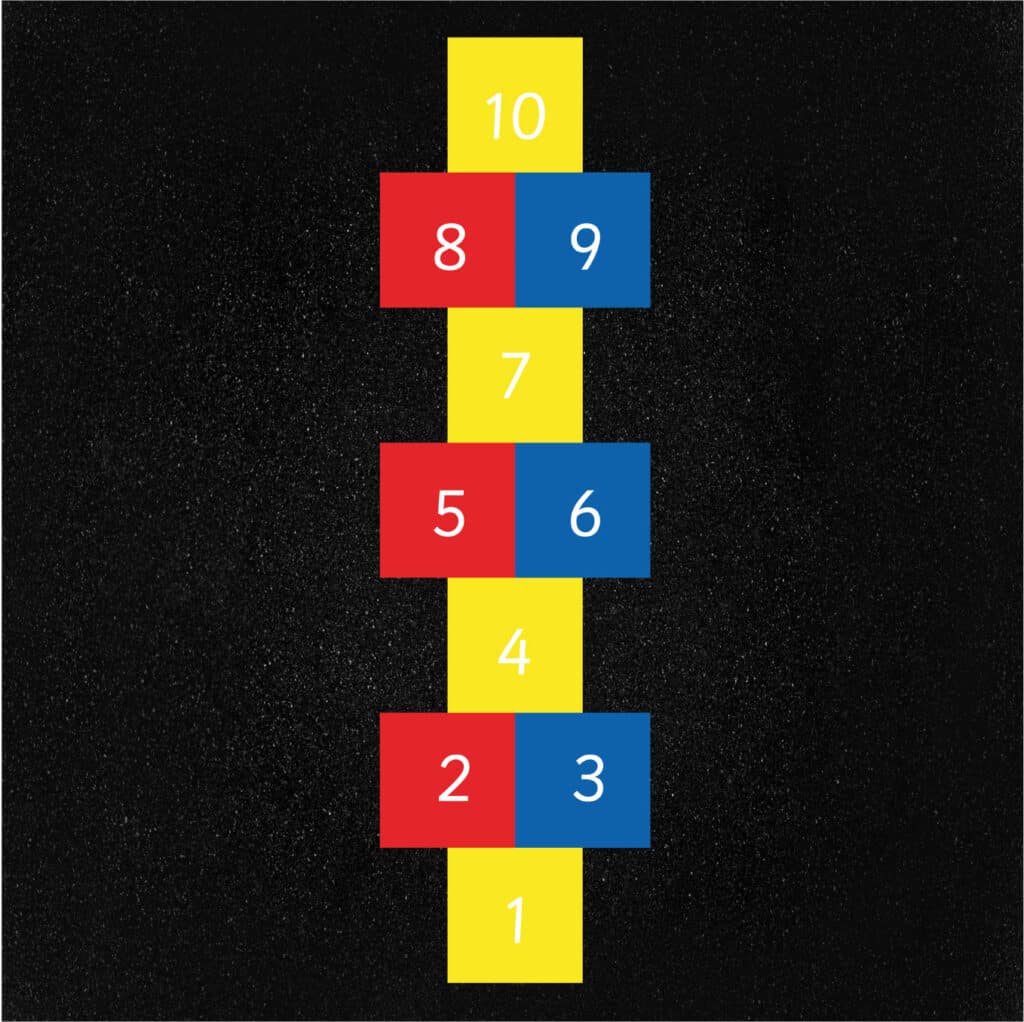 Hopscotch Playground Markings | Fun & Easily-Installed Games for Schools