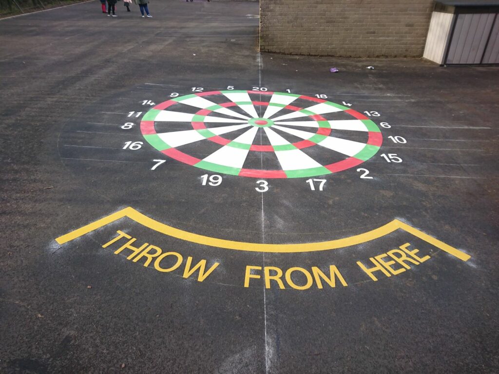Dartboard Playground Markings | Designs & Lines