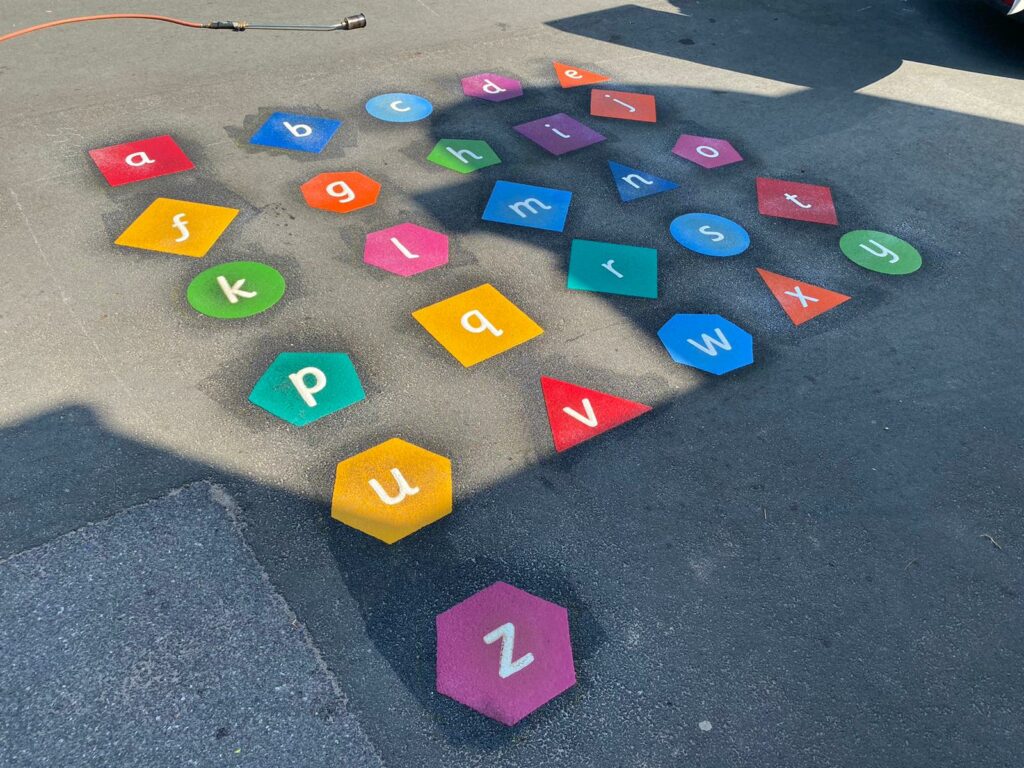 Alphabet Shapes - Designs & Lines