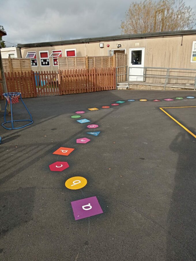 Alphabet Shapes Playground Markings | Designs & Lines