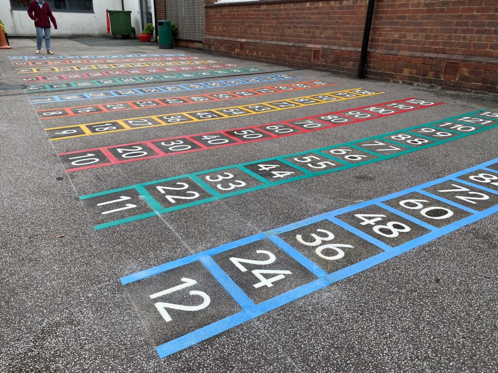 Alphabet & Numbers | Playground Markings | Designs & Lines