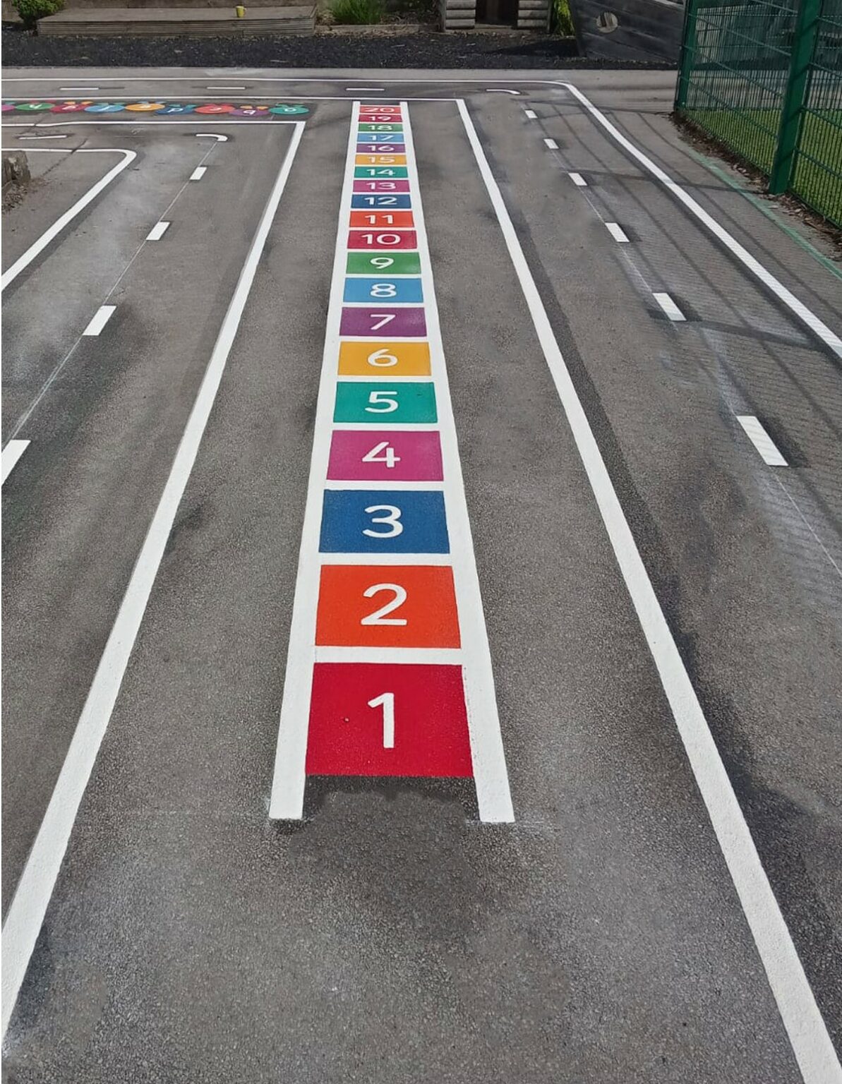 1-20 Solid Ladder Playground Markings | Designs & Lines