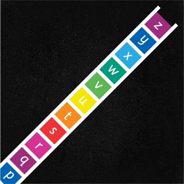 Alphabet Solid Ladder Playground Markings | Designs & Lines