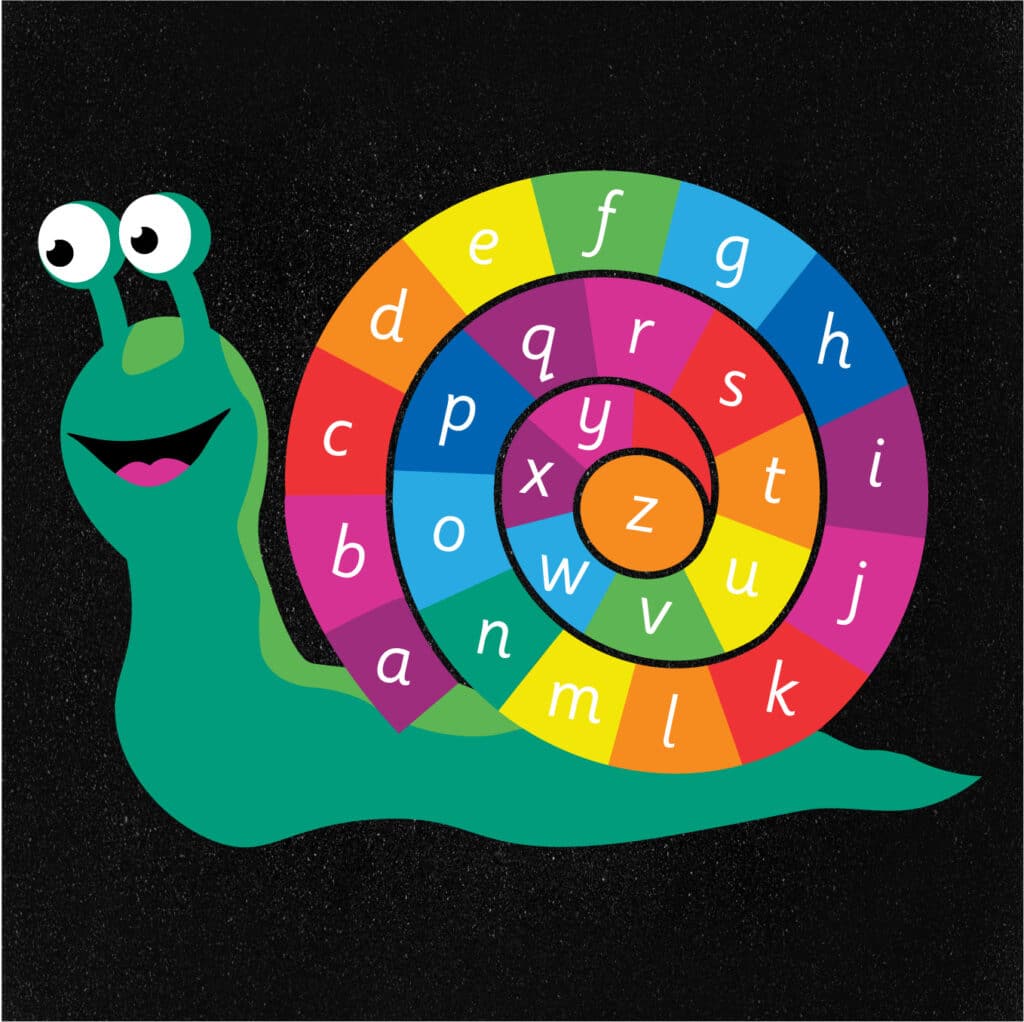Alphabet Snail Playground Markings | Designs & Lines