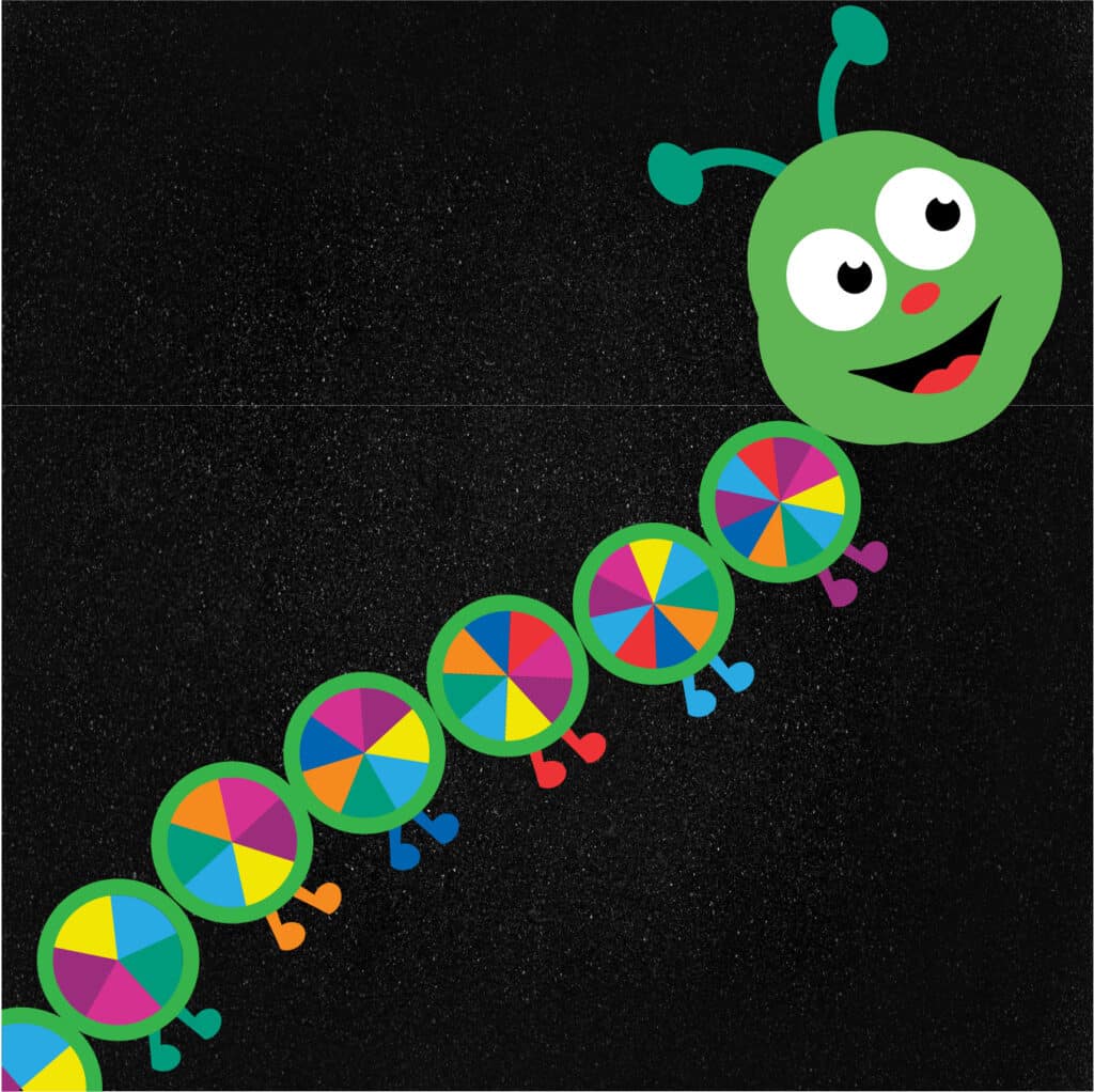 Fraction Caterpillar Playground Markings | Designs & Lines
