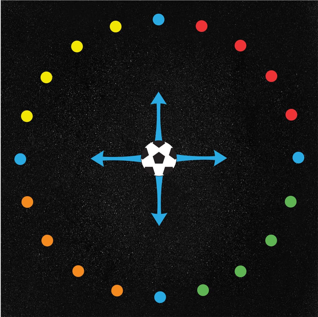 Ball Pass Playground Markings | Designs & Lines