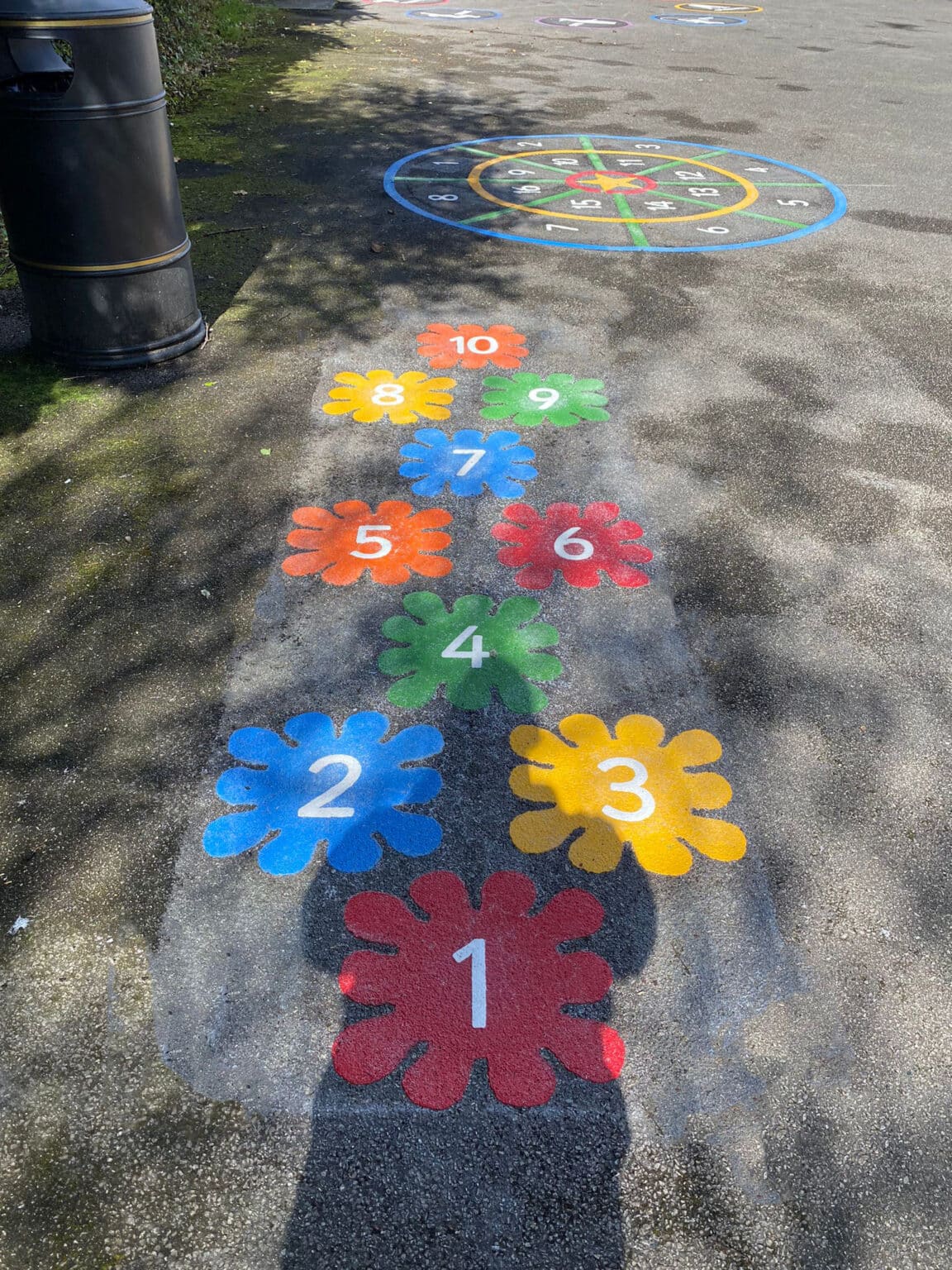 Splash Hopscotch Playground Markings | Designs & Lines