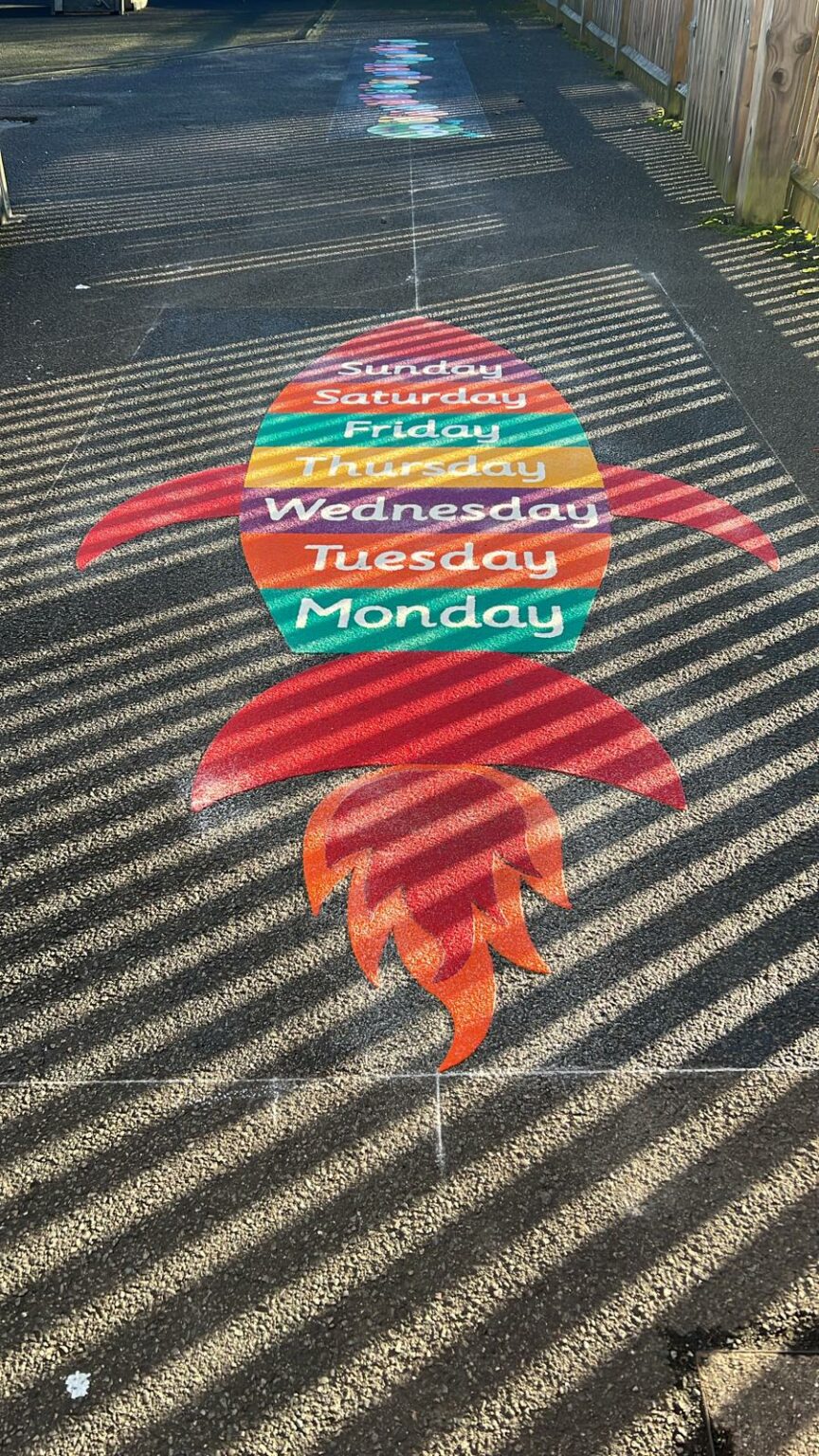 Beautiful Playground Markings | Staplehurst School, Kent